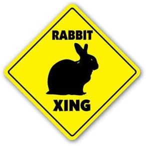 Amazon.com: RABBIT CROSSING Sticker bunny xing cage pet lover gift hare ...