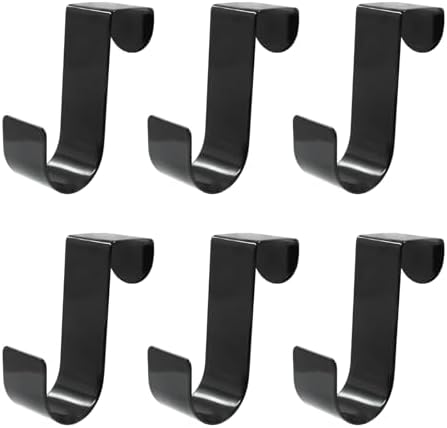 Amazon.com: Over The Door Hooks Cabinet Hanger - 5 Pack Stainless Steel ...