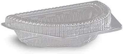 Amazon.com: DFI LBN-9000 9" Clear Plastic, Half Pie Container with ...