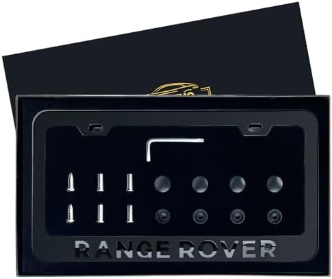 Amazon.com: Genuine Land Rover/Range Rover Black Jack License Plate ...