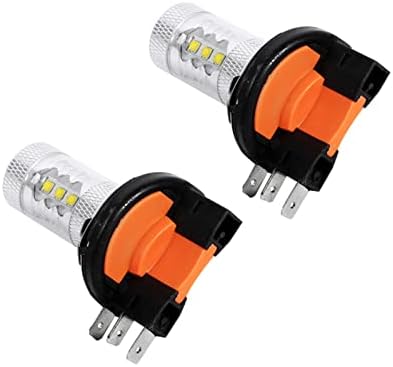 Akozon Kit Led Transit, Headlight Bulbs, 2pcs 1 Pair White 80W H15 LED ...