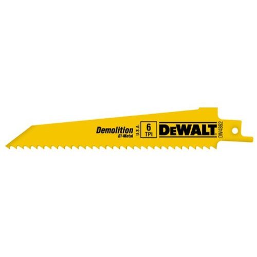 Dewalt - Bi-Metal Demolition Blades 9" 6Tpi Demolition Bi-Metal ...