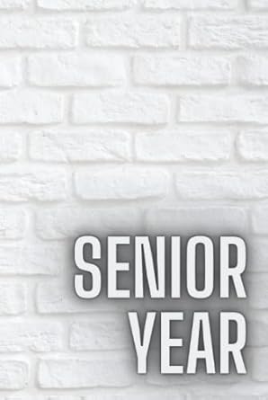 Amazon.com: Senior Year Journal Edgy, Textured-look Design, Smaller ...