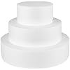 Amazon.com: Foam Circles Cake Dummies Round Foam Fake Cake Models Mini ...