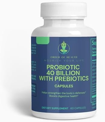 Amazon.com: Probiotic 40 Billion CFU with Prebiotics – Advanced Gut ...