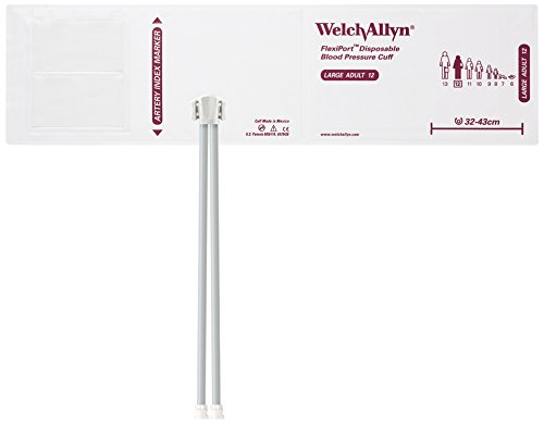 Welch Allyn SOFT-12-2MQ FlexiPort Soft Disposable Blood Pressure Cuffs ...