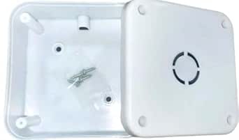 SECURE FIRE PVC 4X4" Inch Square Virgin Plastic Mounting Boxes Set for ...