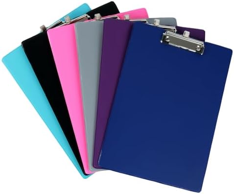 Amazon.com : Clipboards with Pen Holder, Clip Boards Plastic Standard ...