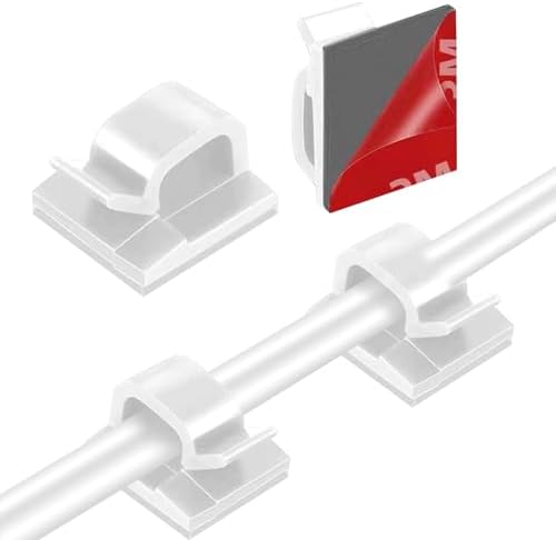 Amazon.com: Ethernet Adhesive Cable Clips - 100 Pieces 8mm Ethernet ...
