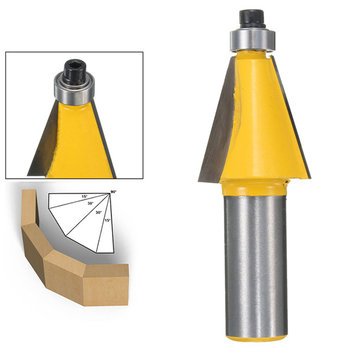 Generic 1/2 Inch Shank 15 Degree Chamfer And Bevel Edging Router Bit ...