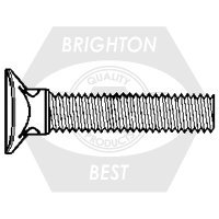 3/8"-16x1 1/2" Gd 5 Elip Head Plow Bolt Zinc CR+3 (50/box): Amazon.com ...