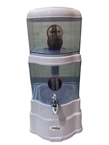 GEBEN Gravity Water Purifier White|18L Storage & UF Technology Based ...