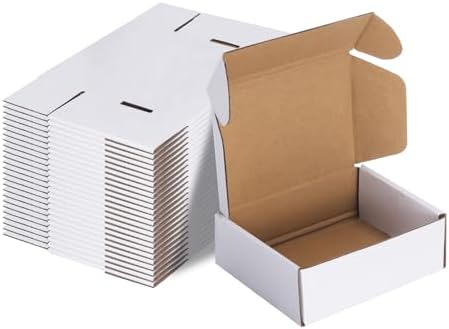 Amazon.com: APACALI 50 Pack Black Shipping Boxes 6x4x2 Inch Small ...