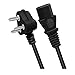 Buy V-TEC Heavy Duty Computer Power Cable Cord for Desktops PC and ...