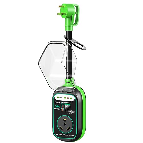 Snapklik.com : EyGde RV Surge Protector 30 Amp Waterproof Upgraded 8400 ...