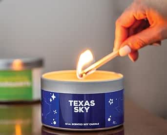 Amazon.com: Texas Roadhouse 'Texas Sky' Scented Soy Candle : Home & Kitchen