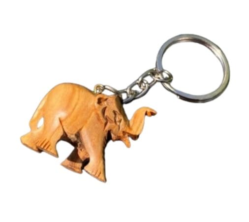 ANAWARIYAS Sandalwood elephant keychain : Amazon.in: Jewellery