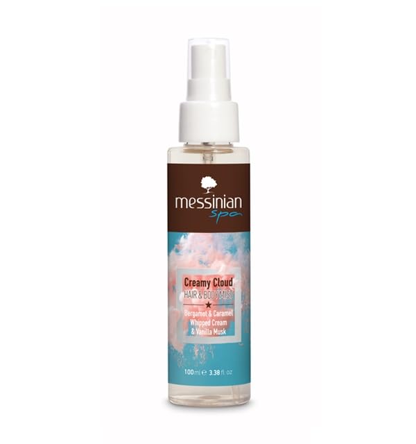 Messinian Spa Hair & Body Mist- Creamy Cloud 100ml : Amazon.co.uk: Beauty