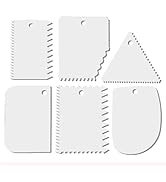 Amazon.com: Cake Scraper, Cake Smoother Scraper Set, Dough Scraper ...