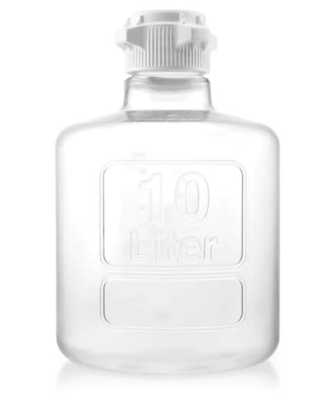 EZBio® Titanium Round Carboy, PC, 10 Liter, VersaCap 83B, Sterile ...