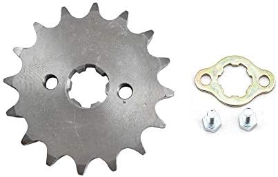 Amazon.com: DSparts 17T Teeth 20mm 428 Chain Front Sprocket Cog Fit 110cc 125cc 140cc PIT PRO ...