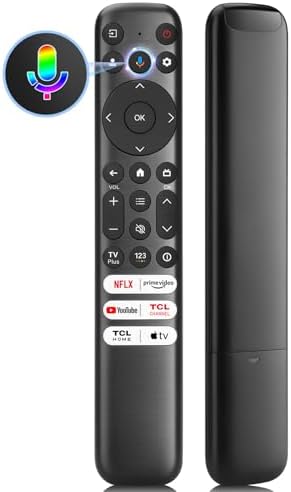 Replacement Voice Remote RC813 for TCL Google TV Q6 Q7 QM8 S3 S4 Q570G ...