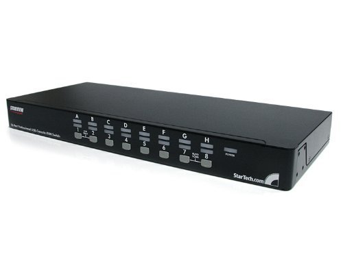 StarTech SV1631DUSBUK 16 Port 1U Rack Mount USB KVM Switch Kit with OSD ...