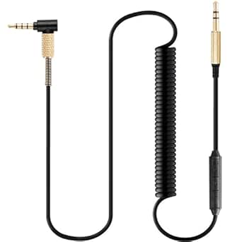 FAAEAL Major 3 Coiled Audio Cable,Replacement for Marshall Major 2 ...