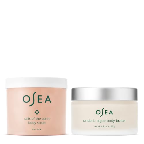 Amazon.com : OSEA Mega Glow Duo - Salt of the Earth Body Scrub ...