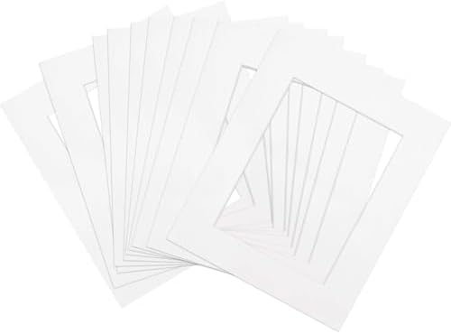 10 Piece A5 Picture Mounts,25.3 * 20.2 * 2cm Photo Mounts,Picture ...