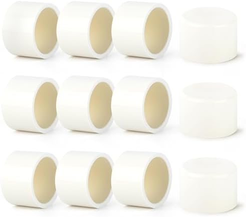 Amazon.com: GASHER 15PCS PVC Pipe Fitting 1" PVC Pipe End Cap Plug ...