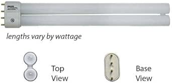 Twin Tube 4-pin CFL Lamp Bulb 2G11 Base Color Temperature: 4100K ...