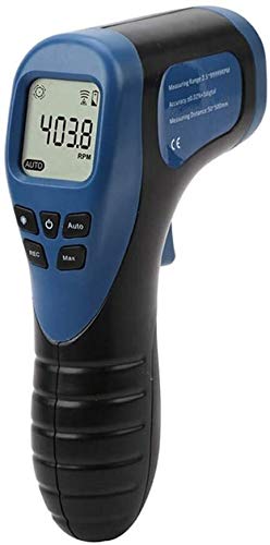 DRNKS Digital LCD Photo Tachometer Non-Contact RPM Meter Motor Speed ...