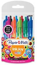 Amazon.com : Mini Ballpoint Pens,Retractable,InkJoy,1mm,10/PK,Assorted ...
