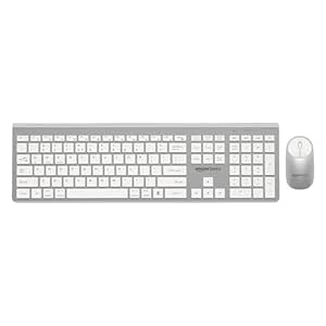 Amazon.in: Buy Amazon Basics Wireless Rechargeable Dual Connectivity ...