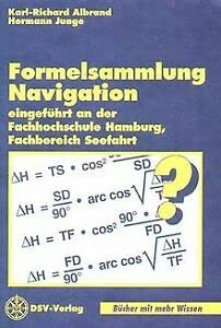 Amazon.com: Formelsammlung Navigation.: 9783884121702: Hermann Junge: Books