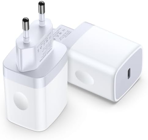 Amazon.com: European USB C Wall Charger,2-Pack Type C Euro Travel Plug ...