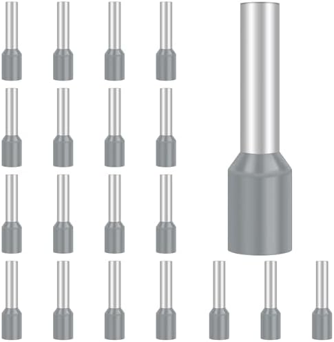 100Pcs Ferrules 4.0mm², Hanibos Insulated Bootlace Ferrule Wire ...