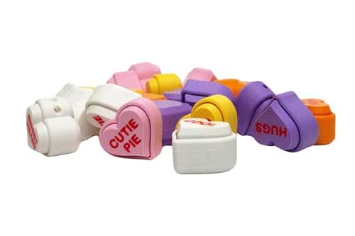 Amazon.com: Colorful Conversational Hearts Fidget Clicker – Fun Stress ...
