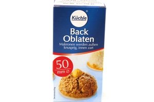 Amazon.com : kuchle back oblaten (round wafer 50 mm / 100 ct ) - 3oz [6 ...