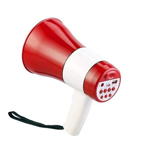 Daz Cam Portable Handheld Megaphone for Announcement with Recorder, USB ...