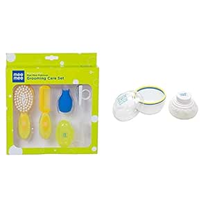 Buy Mee Mee Baby Care Set (Grooming Set) and Mee Mee Powder Puff ...