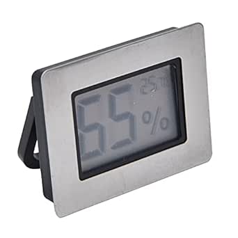 Amazon.com: Digital Hygrometer, Indoor Thermometer Humidity Meter LCD ...