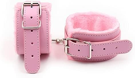 Amazon.com: Fuzzy Hand Cuff Bracelets Set for Women Adults Bedroom ...
