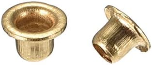 Amazon.com: uxcell Hollow Rivet,3mm x 6mm Through Hole Copper Hollow ...