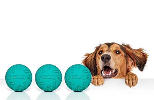 Snapklik.com : Snug Rubber Dog Balls For Small And Medium Dogs - Tennis ...