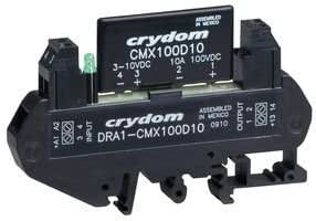 CRYDOM - DRA1-CMX60D10 - SSR, DIN RAIL MOUNT, 60VDC, 10VDC, 10A ...