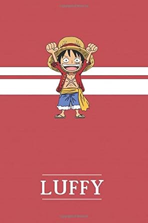 Luffy: Anime Lover Notebook, 112 Lined Pages, 6 x 9, Gift, School ...