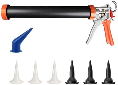 Sausage Tube Caulk Gun,20 oz Sausage Pack/10 oz Cartridge Adhesive Dual ...
