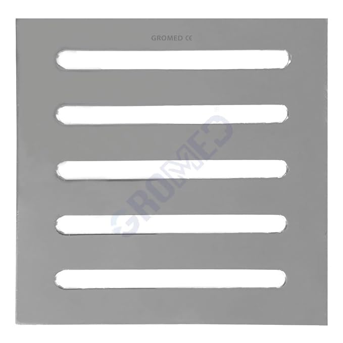Gromed Square Floor Drainer/Drain Jaali/Drainage & Pipe Cover/Long ...